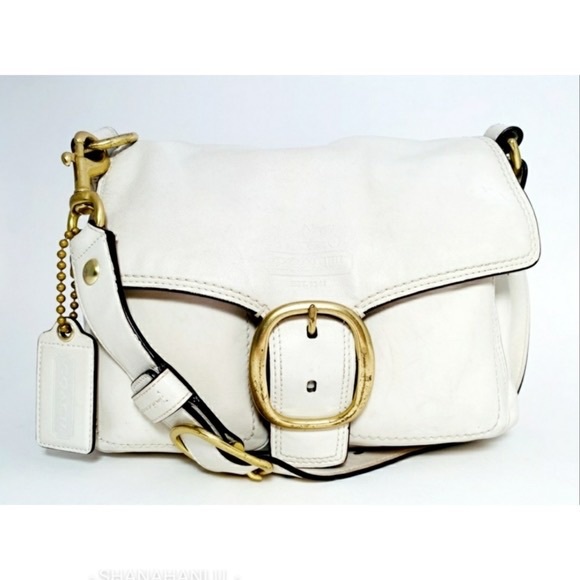 Coach | Bags | Coach Chalk Bleecker Tattersail Serial No 245 | Poshmark